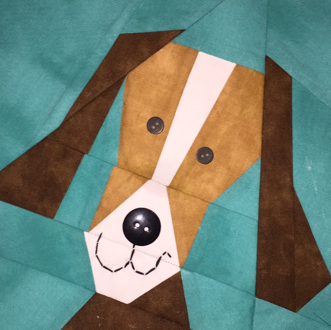 BEAGLE Paper Pieced Block Pattern in PDF - Etsy