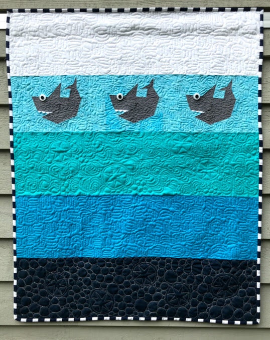 BABY SHARK Quilt Paper Pieced Pattern in PDF - Etsy