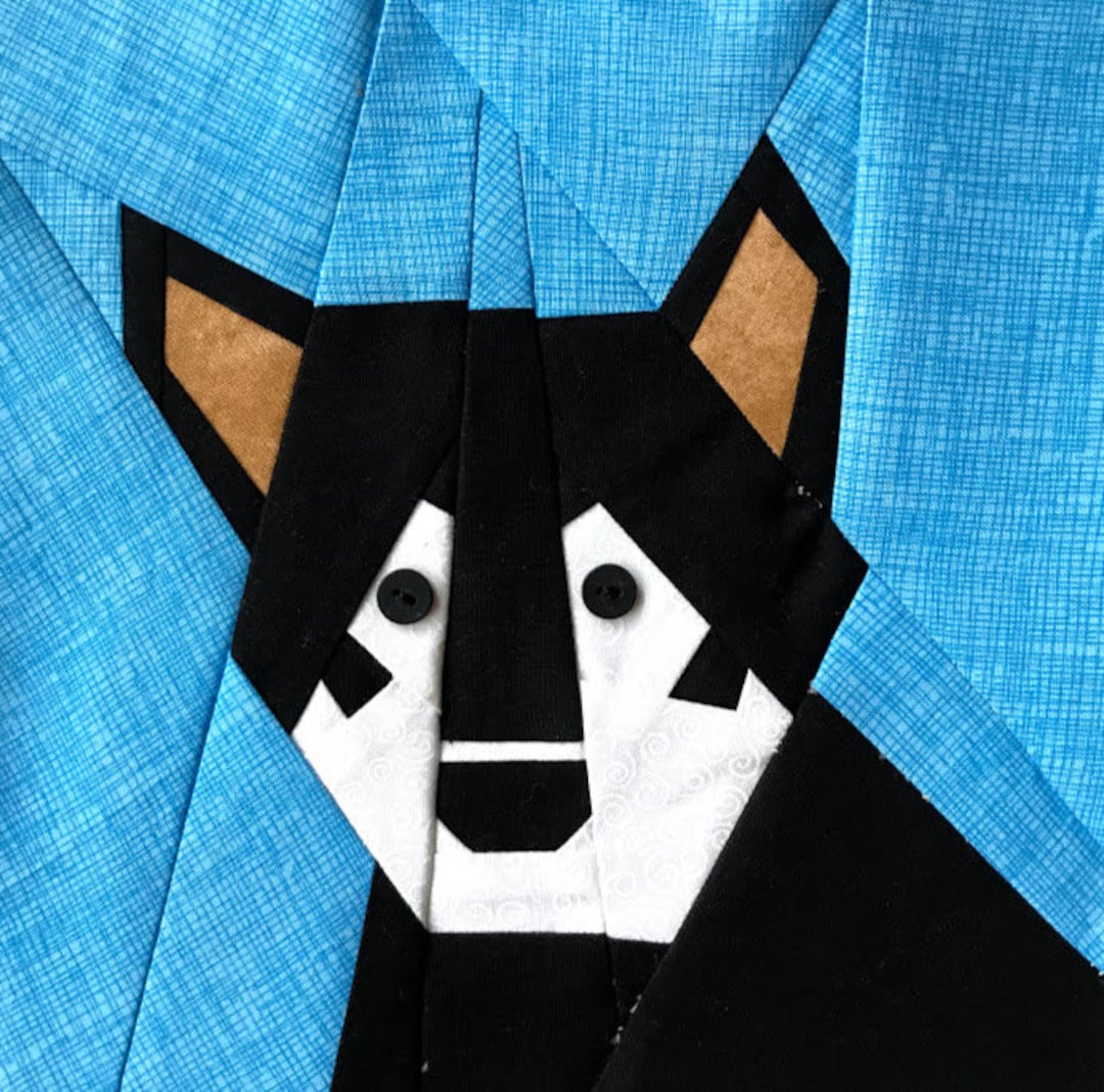 SHIBA INU Paper Pieced Block Pattern in PDF - Etsy