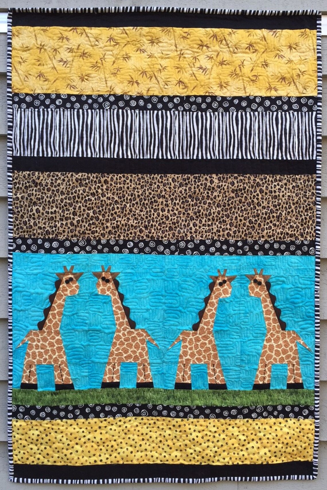 Giraffe Quilt Paper Pieced Pattern in PDF - Etsy Canada