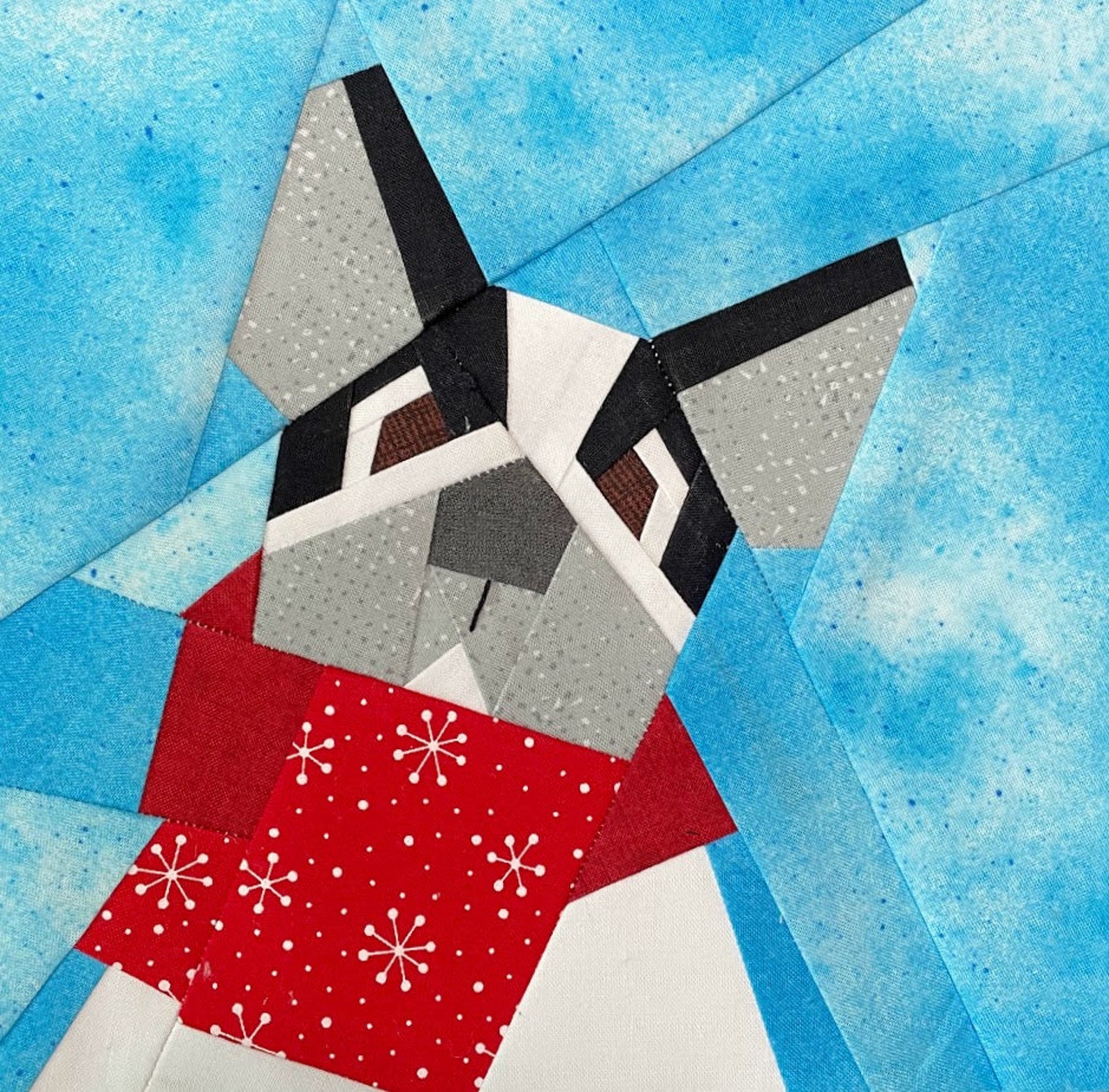 FRENCH BULLDOG Paper Pieced Block Pattern in PDF, - Etsy