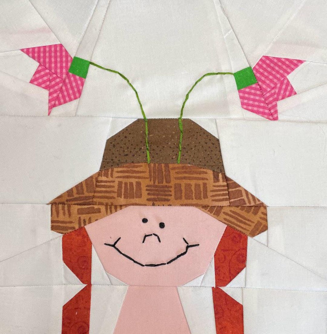 ANNE GIRL PATTERN, Paper Pieced Pdf Pattern, Instant Download ...