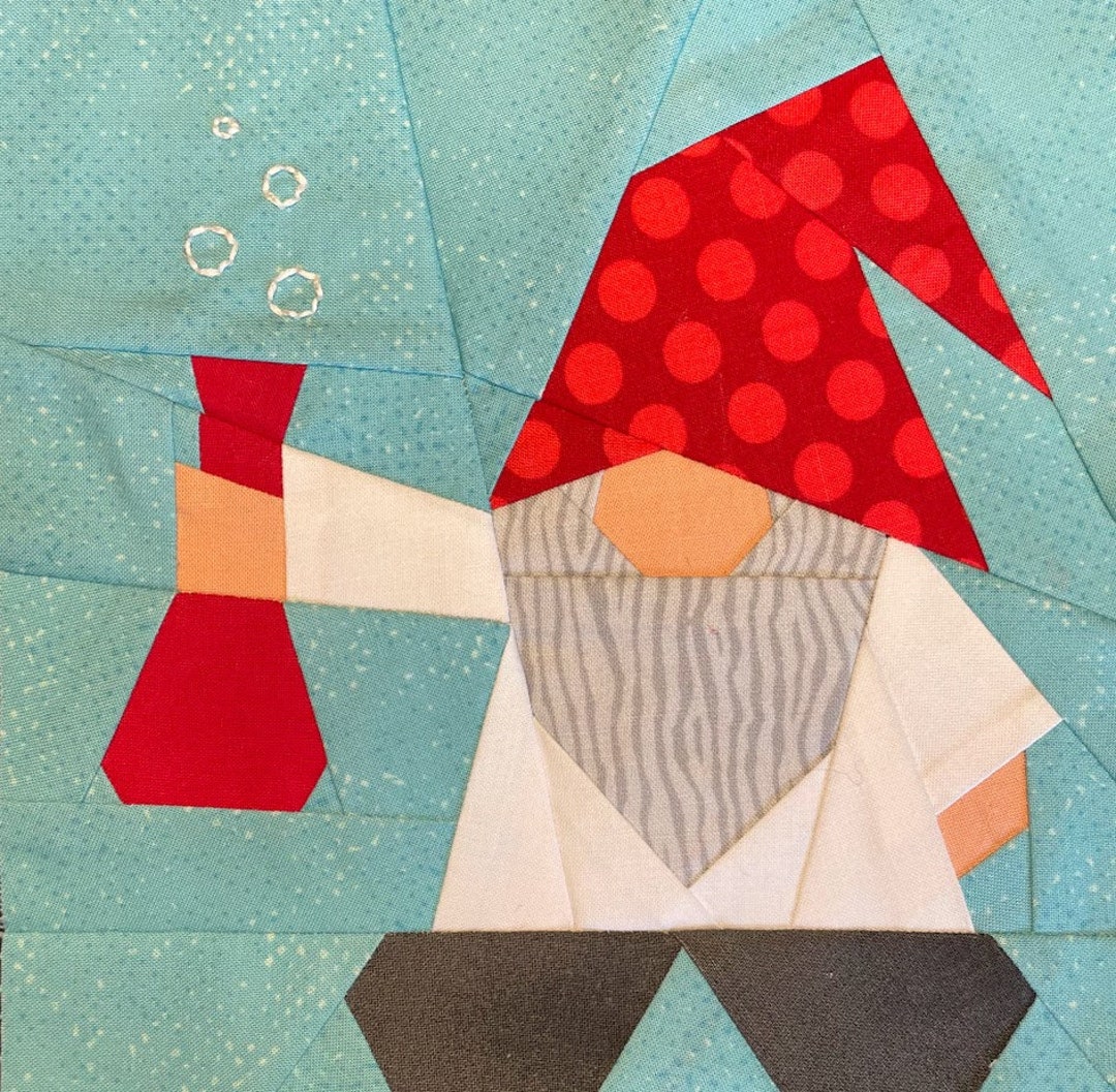 SCIENTIST GNOME PATTERN, Paper Pieced Pattern in Pdf, Instant Download ...