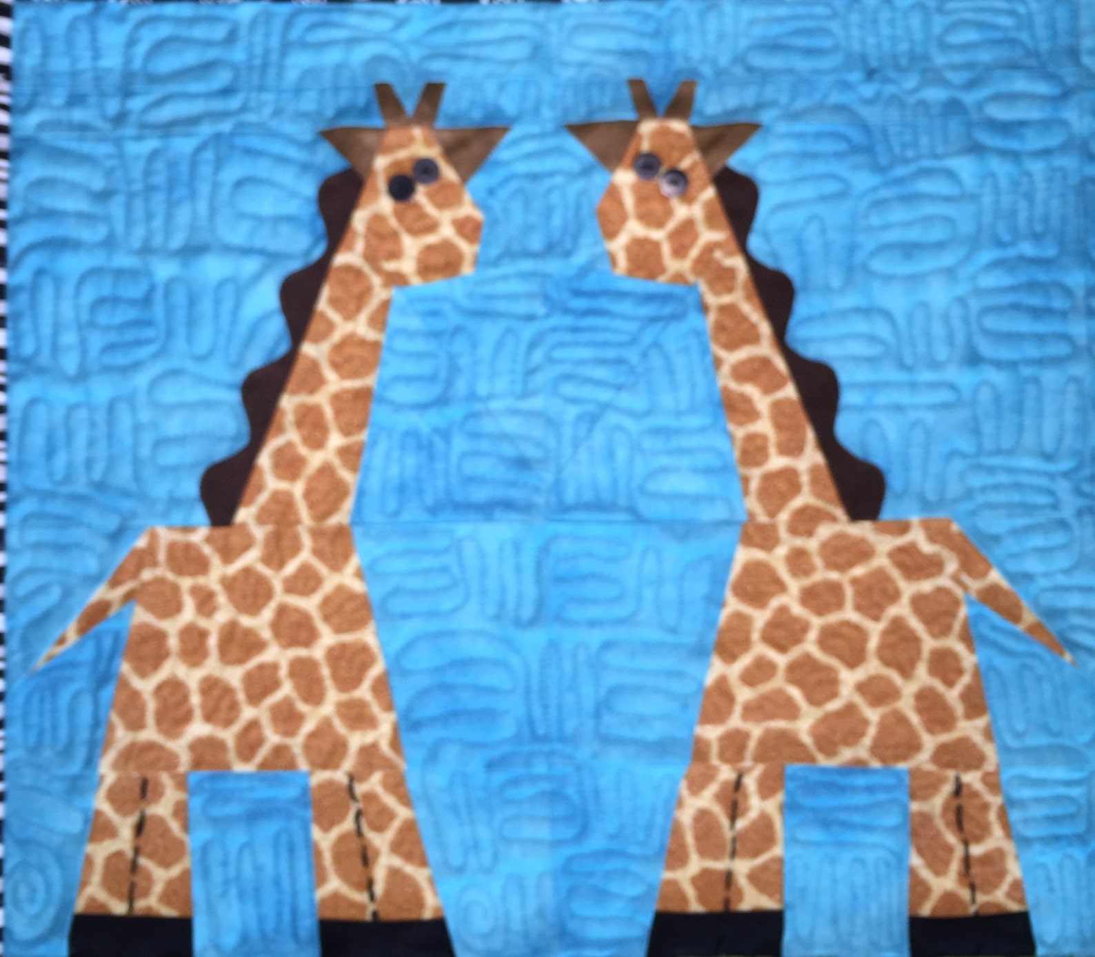 Giraffe Quilt Paper Pieced Pattern in PDF - Etsy Canada