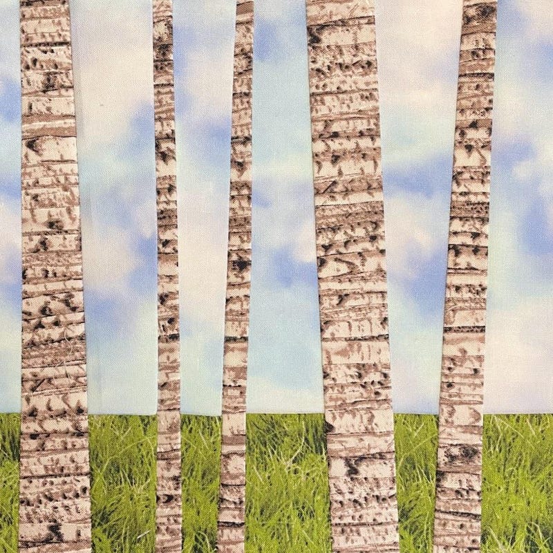 Birch Tree Quilt - Etsy