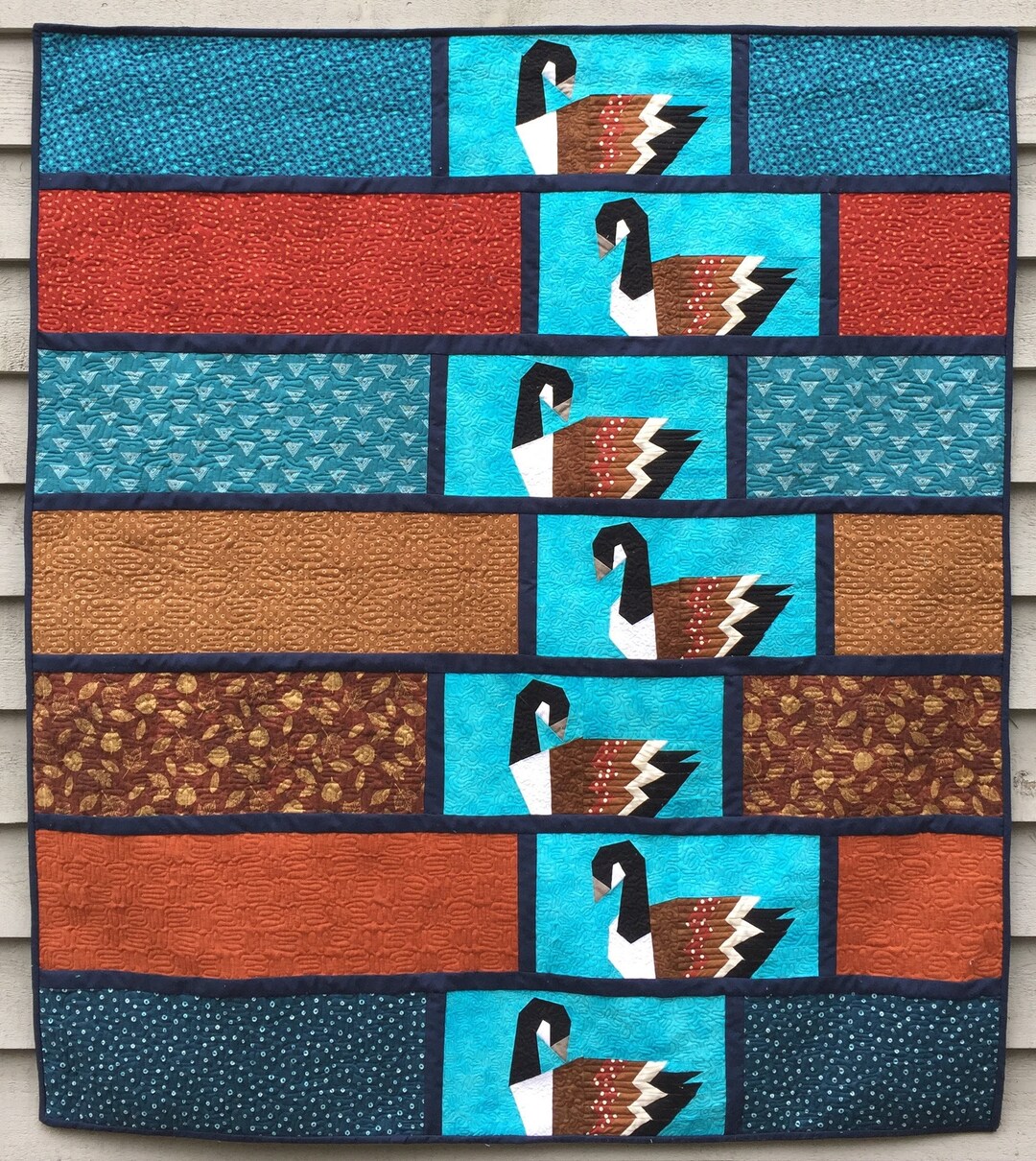 Duck, Duck, Goose Quilt/ Table Runner Paper Pieced Pattern in PDF - Etsy