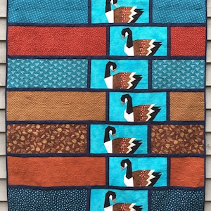 Duck, Duck, Goose Quilt/ Table Runner Paper Pieced Pattern in PDF - Etsy