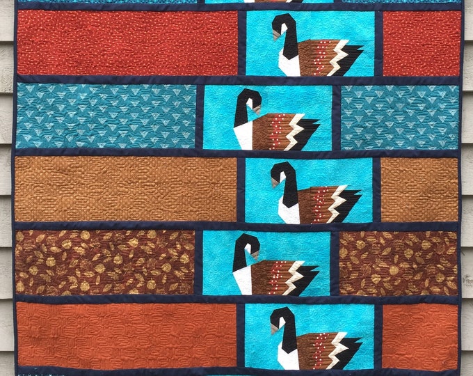 Duck Duck Goose Quilt/ Table Runner Paper Pieced Pattern in - Etsy