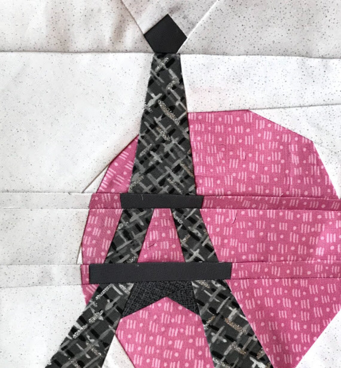 EIFFEL TOWER Paper Pieced Block Pattern in PDF - Etsy