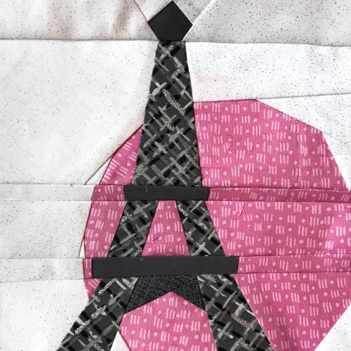EIFFEL TOWER Paper Pieced Block Pattern in PDF - Etsy
