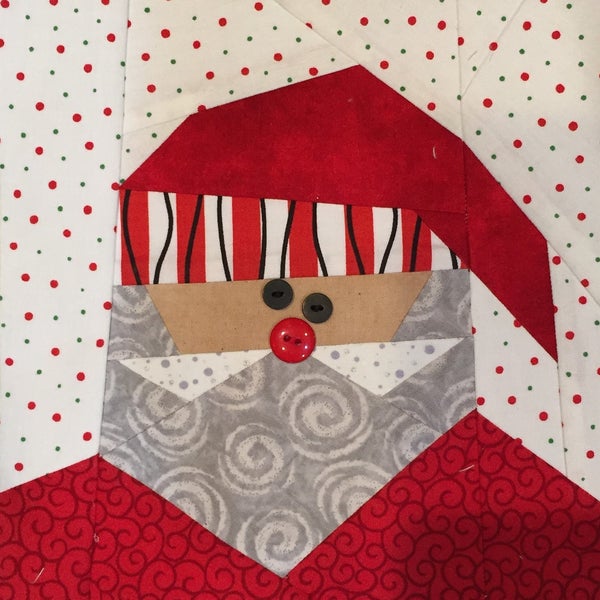 Santa Quilt Pattern - Etsy