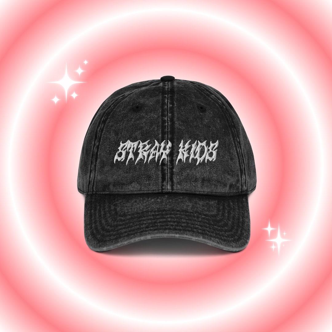 Stray Kids Heavy Metal Embroidered Cap Stray Kids Cap, Stray Kids Hat ...