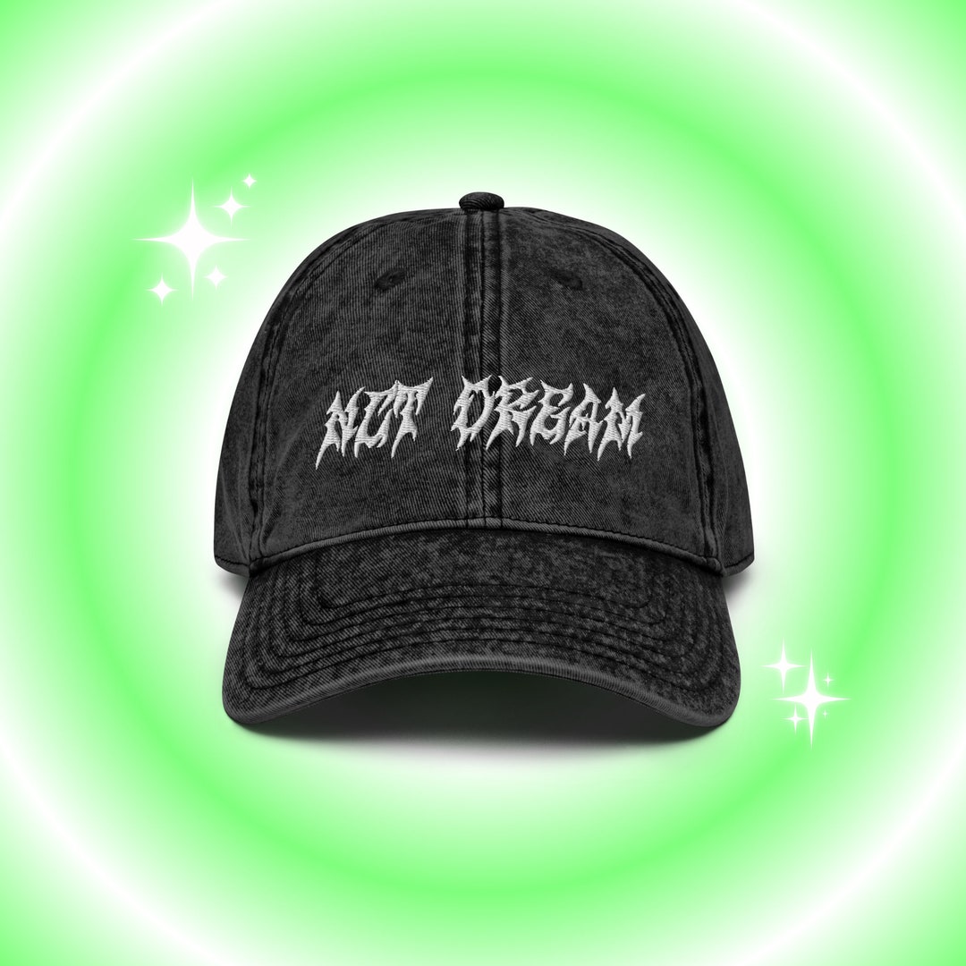 NCT Dream Embroidered Denim Cap Nct Dream Cap, Nct Dream Hat, Nct Dream ...