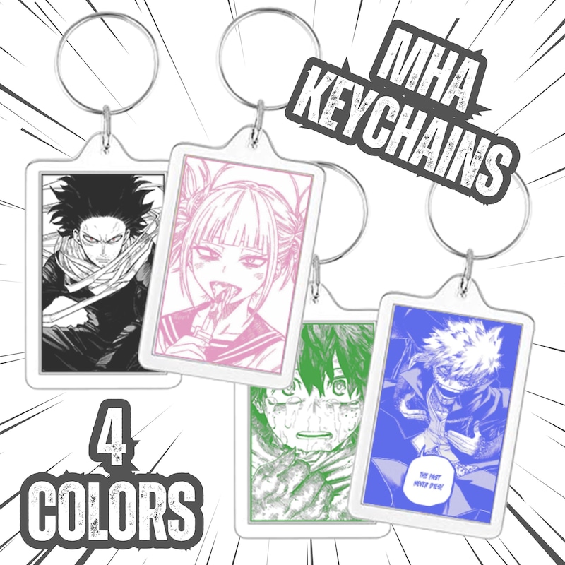 My Hero Academia Keychain - Etsy