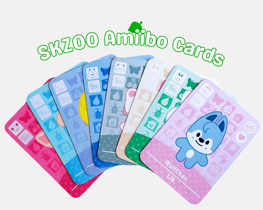 SKZOO Amiibo Cards | Stray Kids Photocards, Skzoo Merch, Stray Kids ...