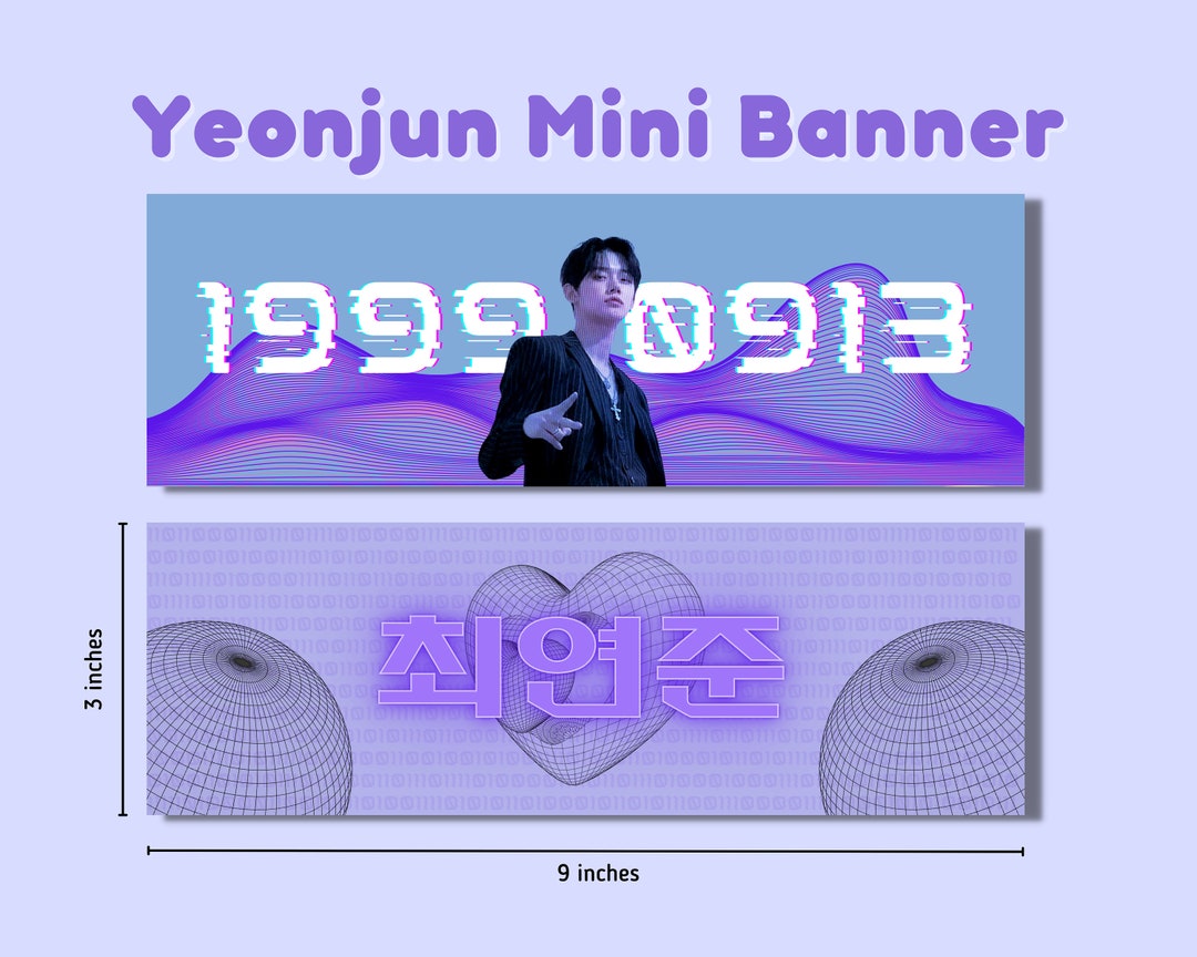 Yeonjun Mini Banner Banner Slogan Yeonjun Banner Yeonjun Slogan Yeonjun ...