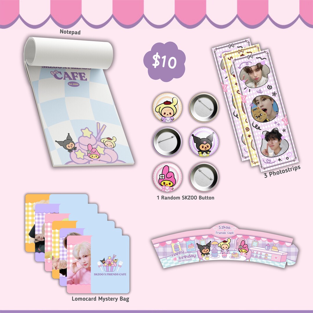 Stray Kids Cafe Items Stray Kid Poster, Stray Kids Button, Stray Kids ...