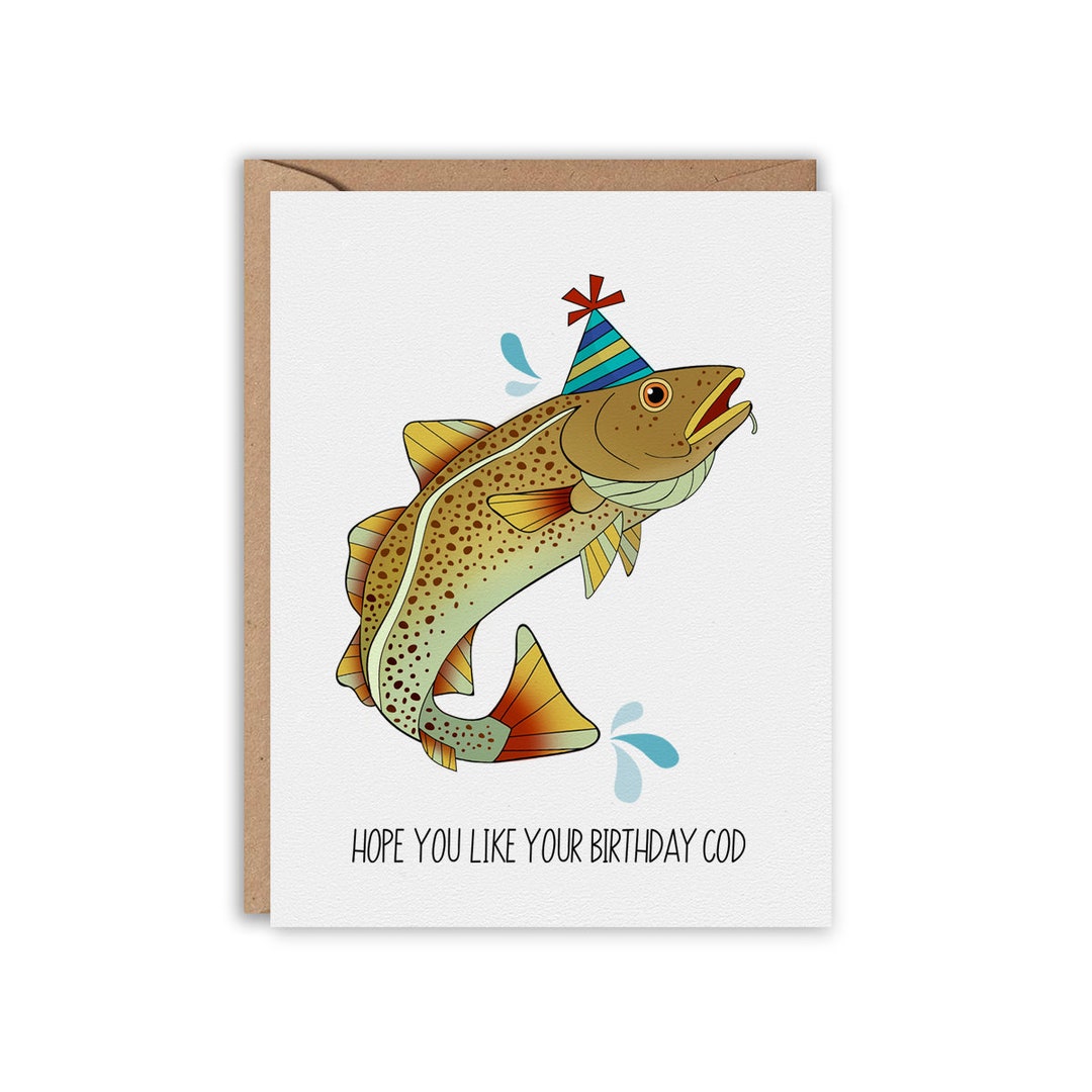 Birthday COD Greeting Card, Birthday Card, Funny Greeting Card - Etsy