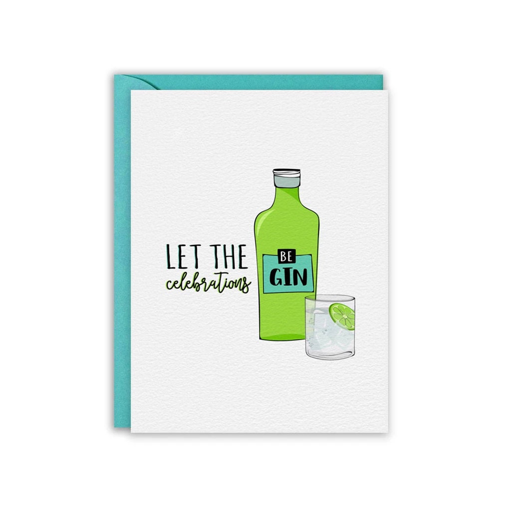 Let the Celebrations Begin, Birthday Card, Anniversary Card, Graduation ...