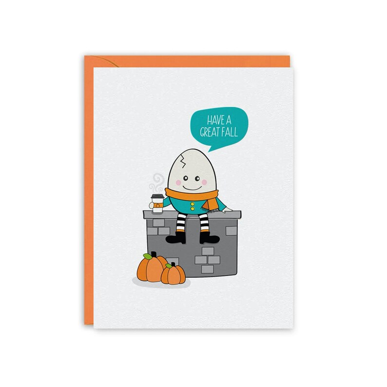 Have a Great Fall Card, Nursery Rhyme Card, Thinking of You Card, Funny ...