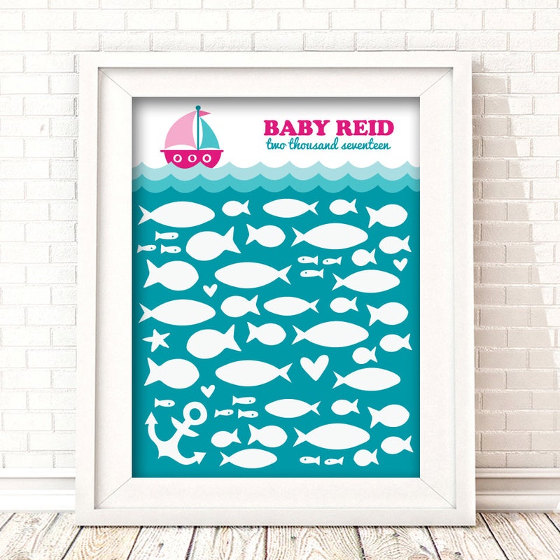 Fish Guest Book - Etsy