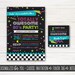 Totally Awesome 80's Party Invitations, Favor Tags | Digital File - Etsy