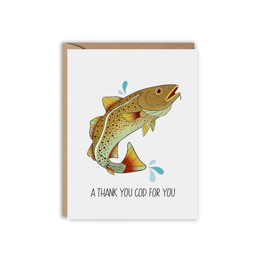 Thank You COD Greeting Card, Thank You Card, Funny Greeting Card - Etsy