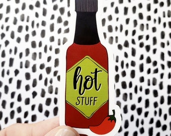 HOT Stuff Hot Sauce Funny Greeting Card | Etsy