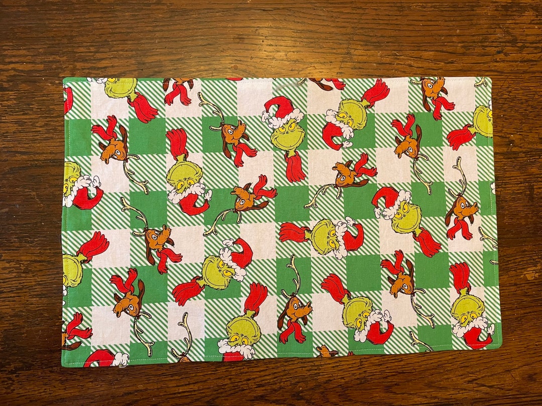 Grinch Christmas Placemats | Christmas Decorations | How the Grinch ...