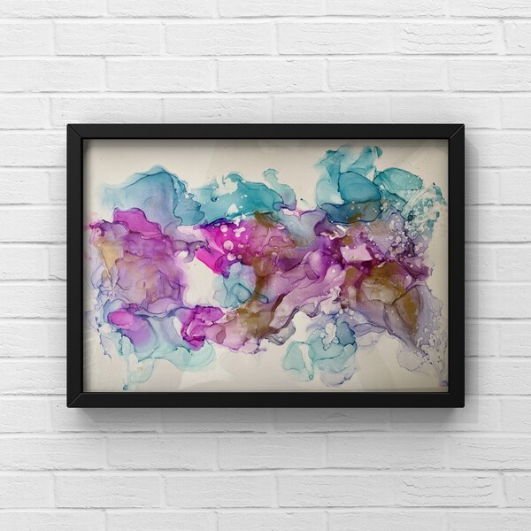 Watercolor on Yupo - Etsy