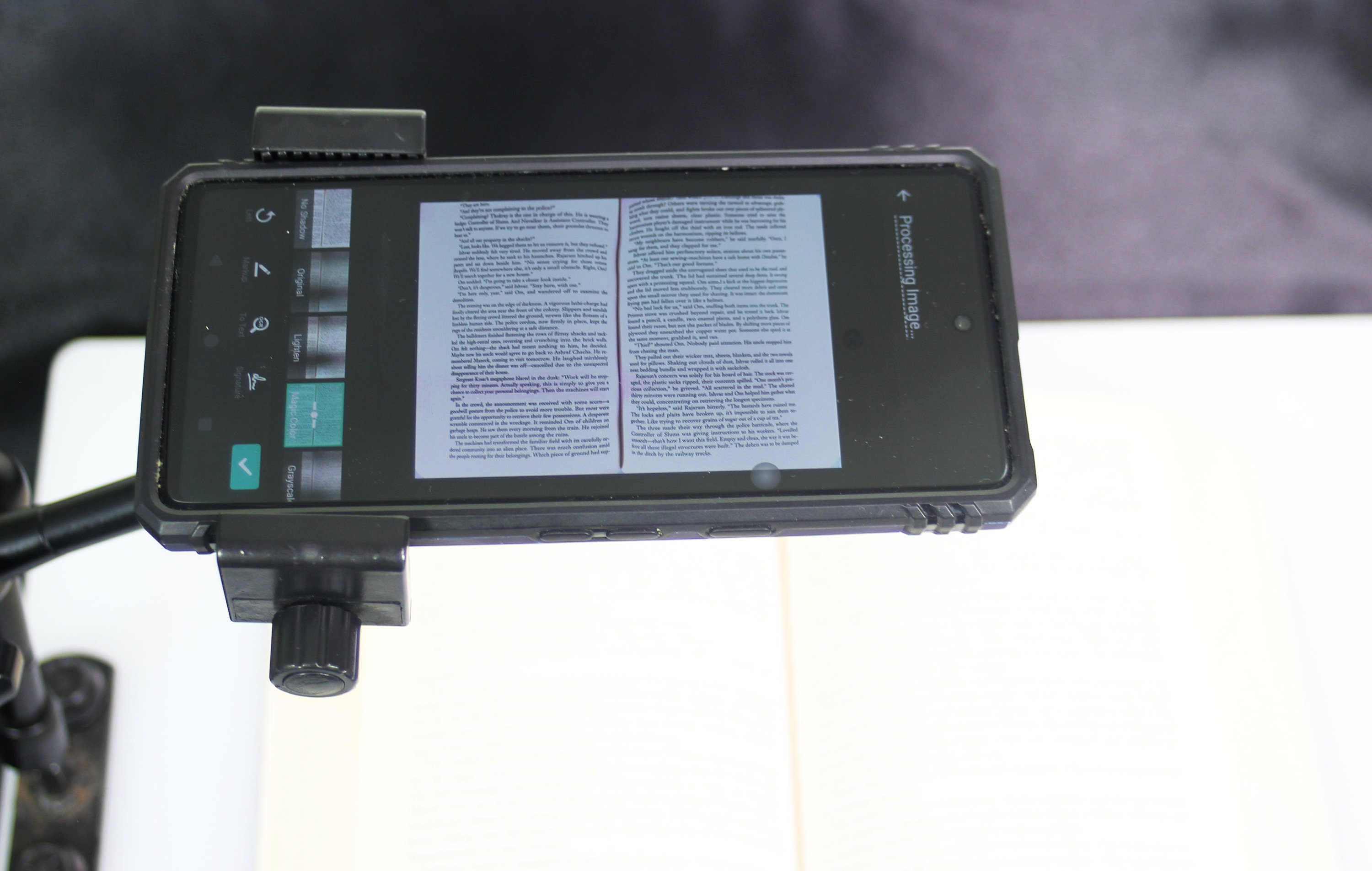 CamStand ScanBoard 4- Desktop Smartphone Document Scanner