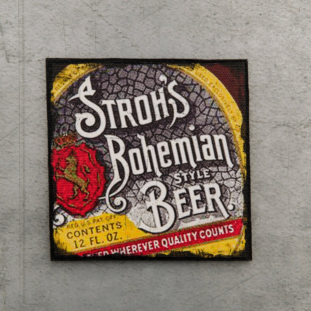 Strohs Beer Magnet, Bohemian Beer Magnet, Detroit Beer Magnet, Bar ...