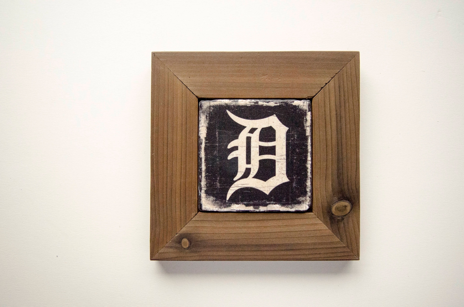 Detroit Tigers Black Marble Coaster Rustic English D - Etsy