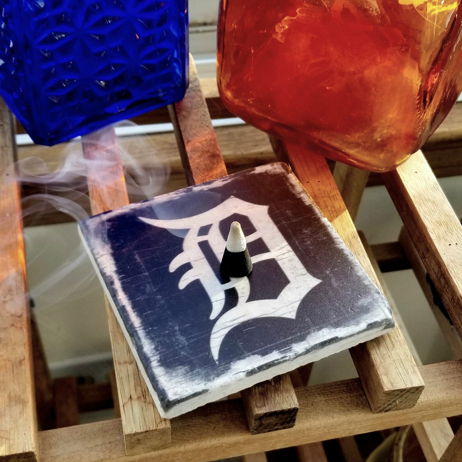 Detroit Tigers Black Marble Coaster Rustic English D - Etsy