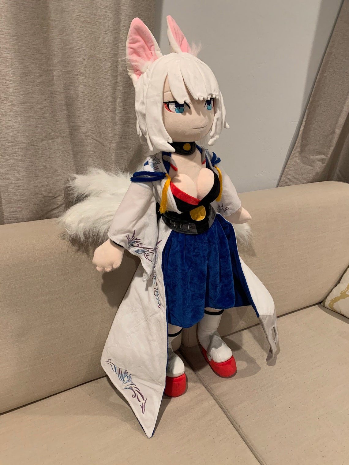 Azur Lane Kaga Plush 40 Fanmade | Etsy