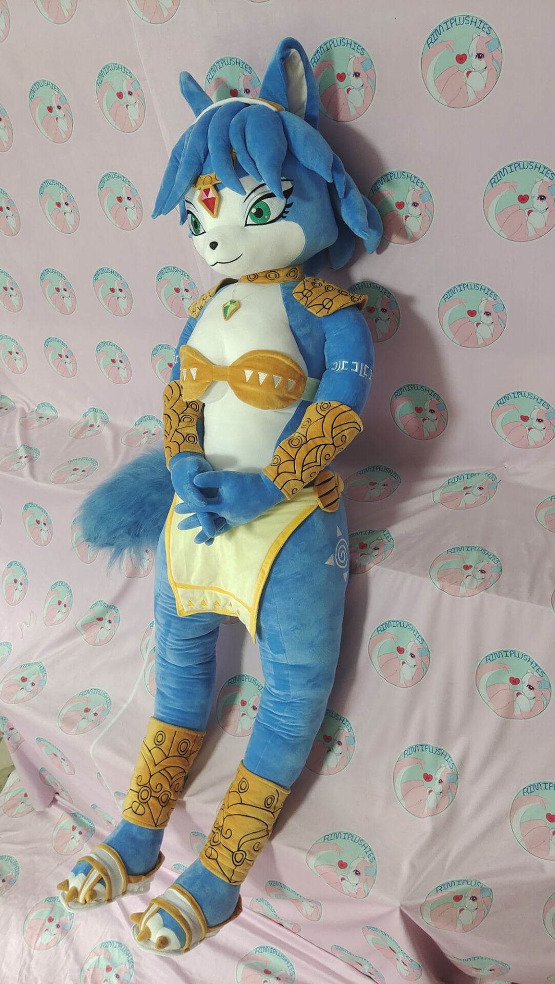 Krystal 5ft Fanmade Plush Commission Etsy Australia