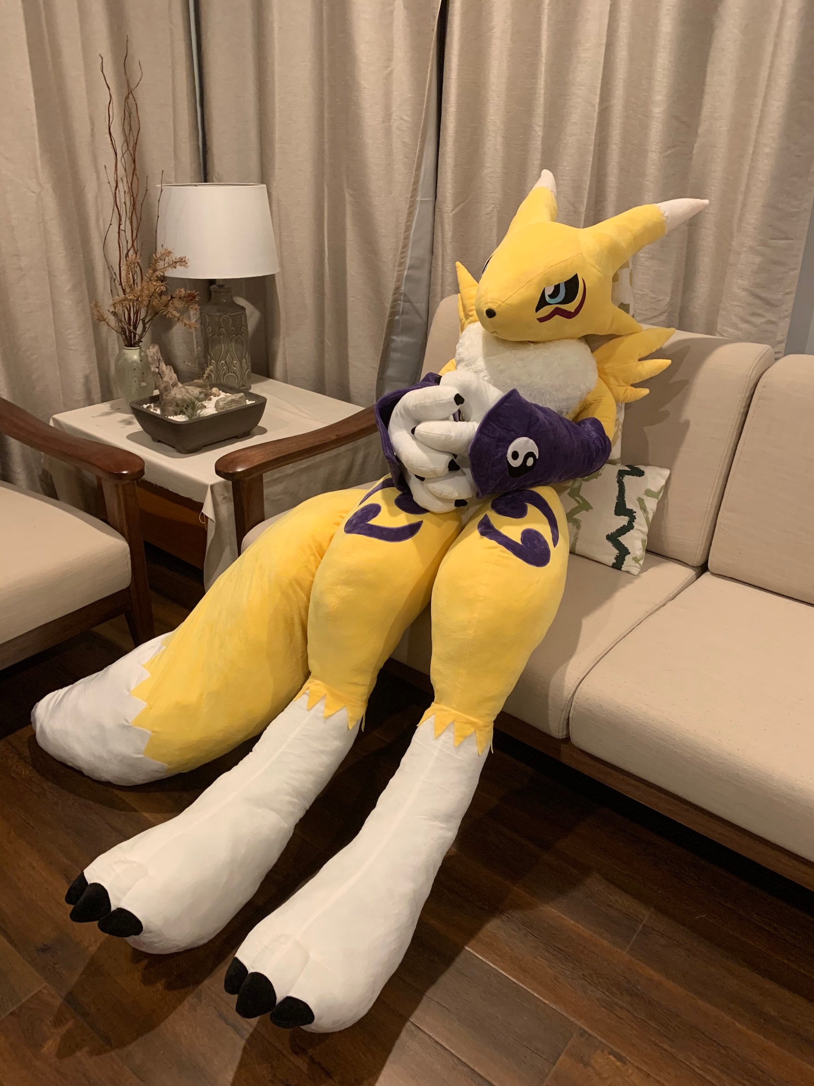 Renamon Custom Made Plush 79 - Etsy