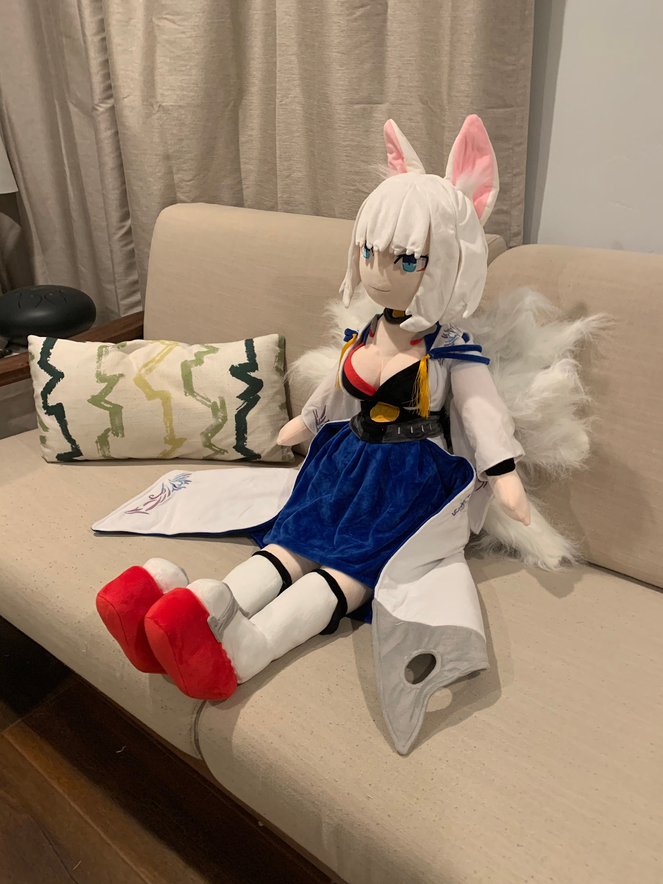 Azur Lane Kaga Plush 40 Fanmade | Etsy