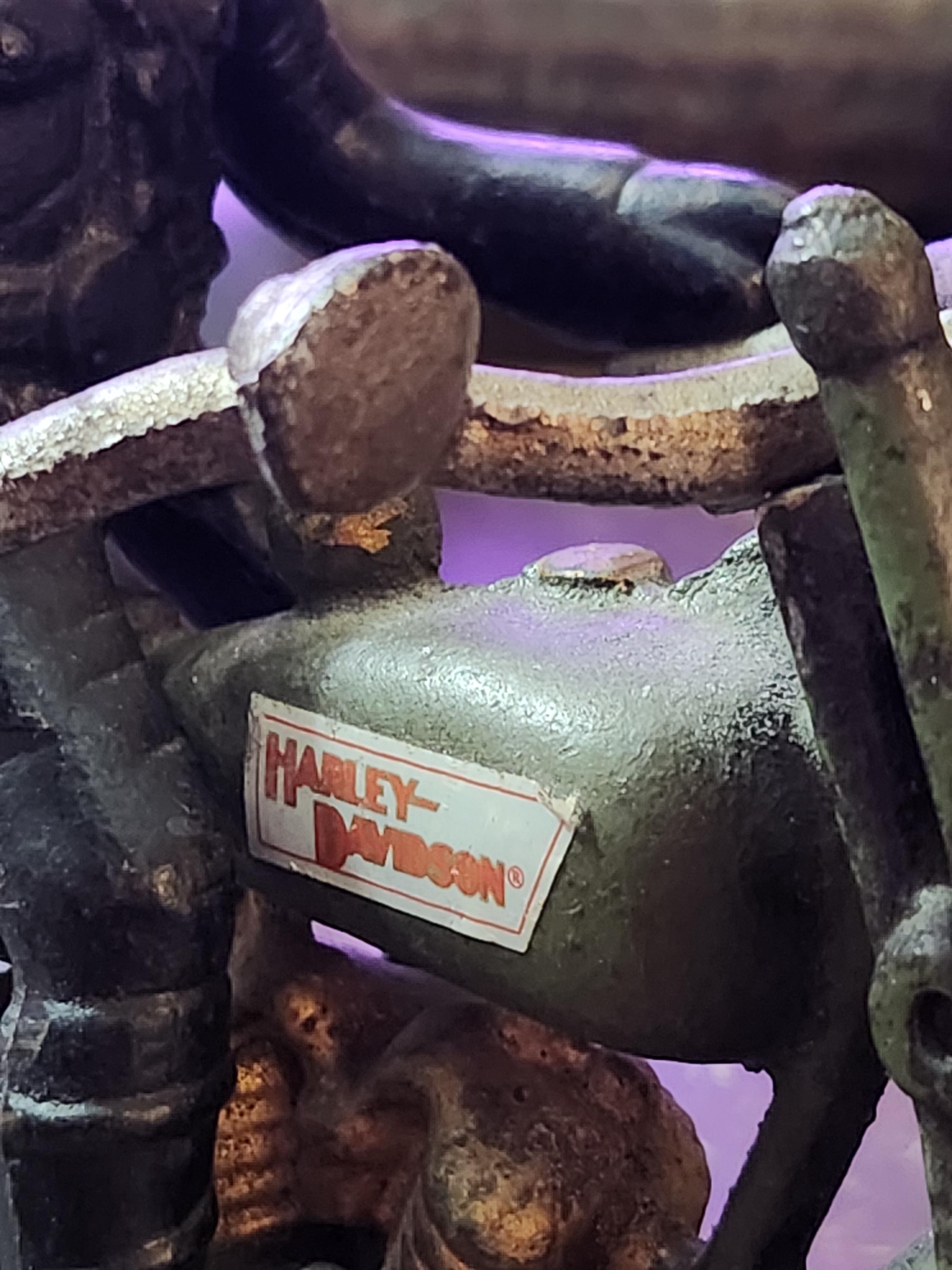 Vintage Harley Davidson Cast Iron Motorcyclist - Etsy