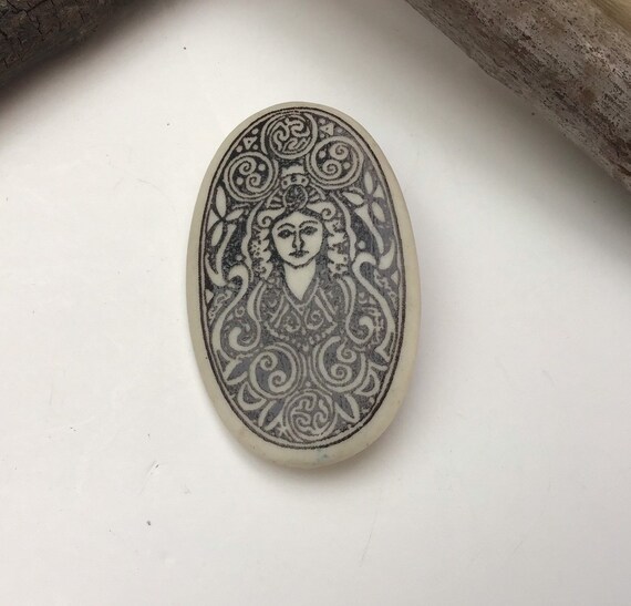 Celtic Goddess of Healing Fire Inspiration Porcelain … - Gem