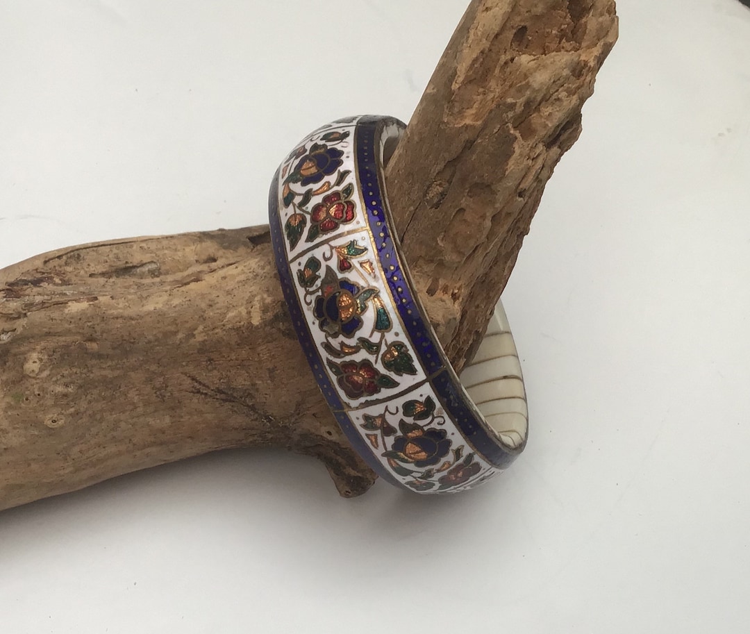 Vintage Cloisonné Cloisonne Enamel Ceramic Floral Flower Decorative ...