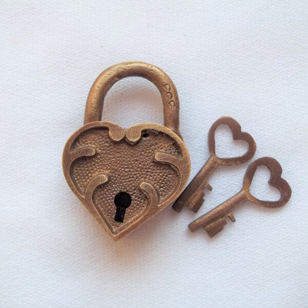 Heart Lock - Etsy