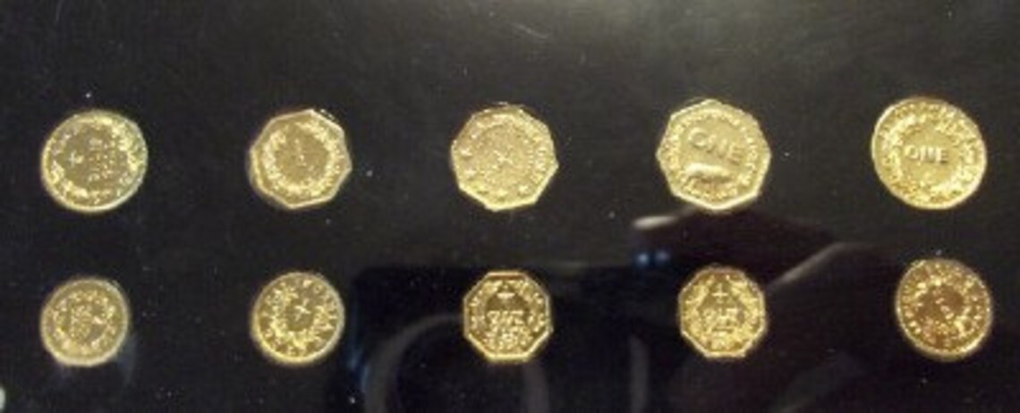Souvenir California Gold Tokens Uncirculated Type Set! 10 Tokens in ...