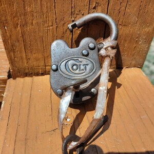 Miniature Mini Cast Iron Colt Pistol Case Cabinet Lock & Keys - Etsy