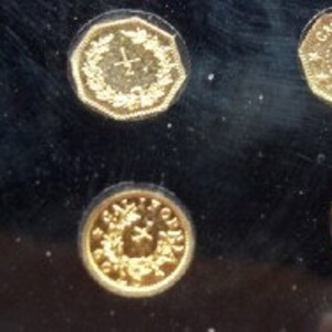 Souvenir California Gold Tokens Uncirculated Type Set! 10 Tokens in ...