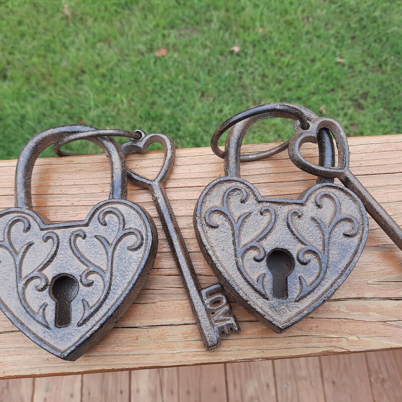 Heart Shaped Lock - Etsy