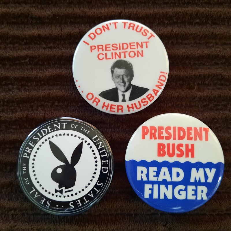 Not My President Buttons - Etsy