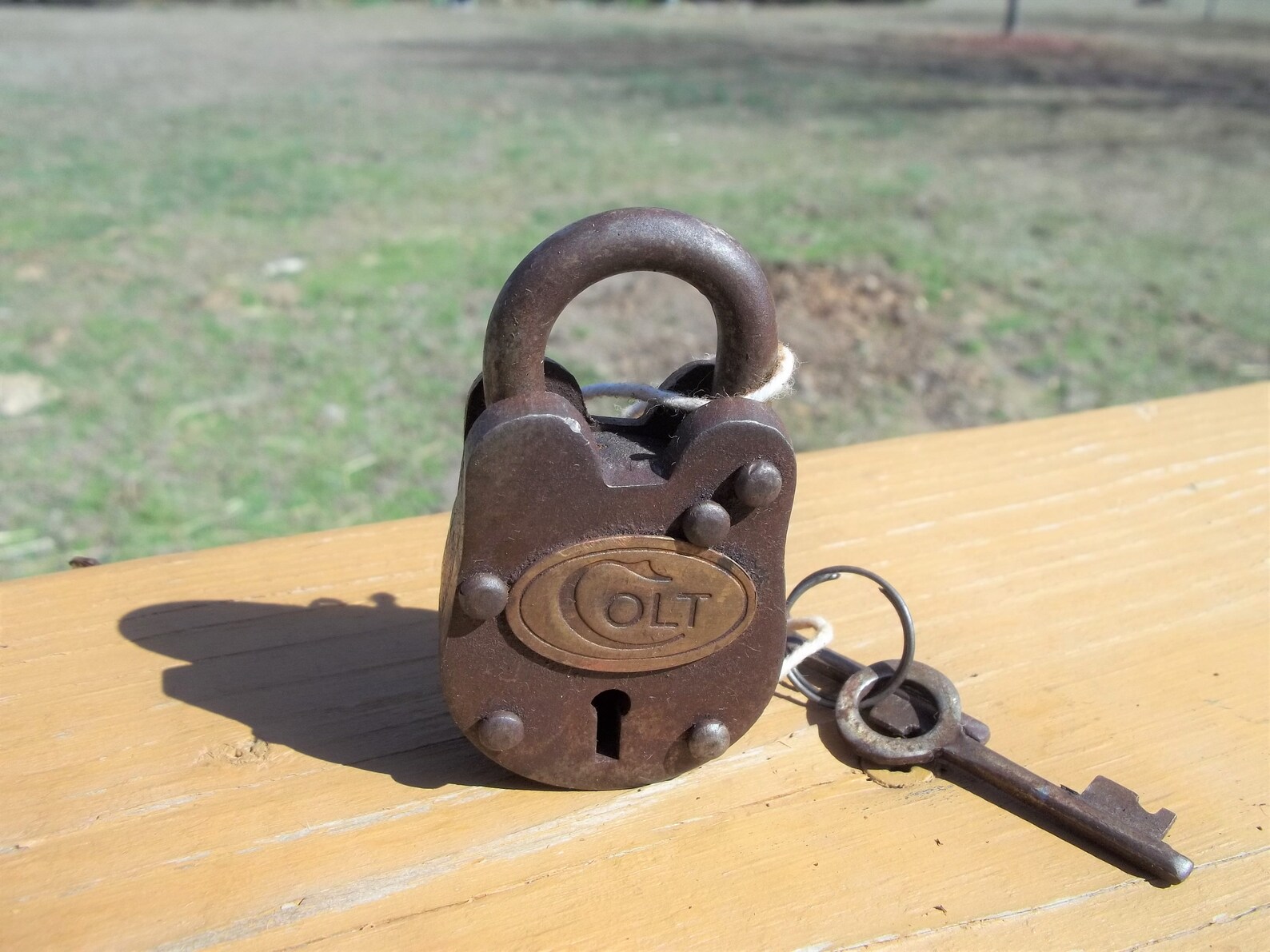 Miniature Mini Cast Iron Colt Pistol Case Cabinet Lock & Keys | Etsy