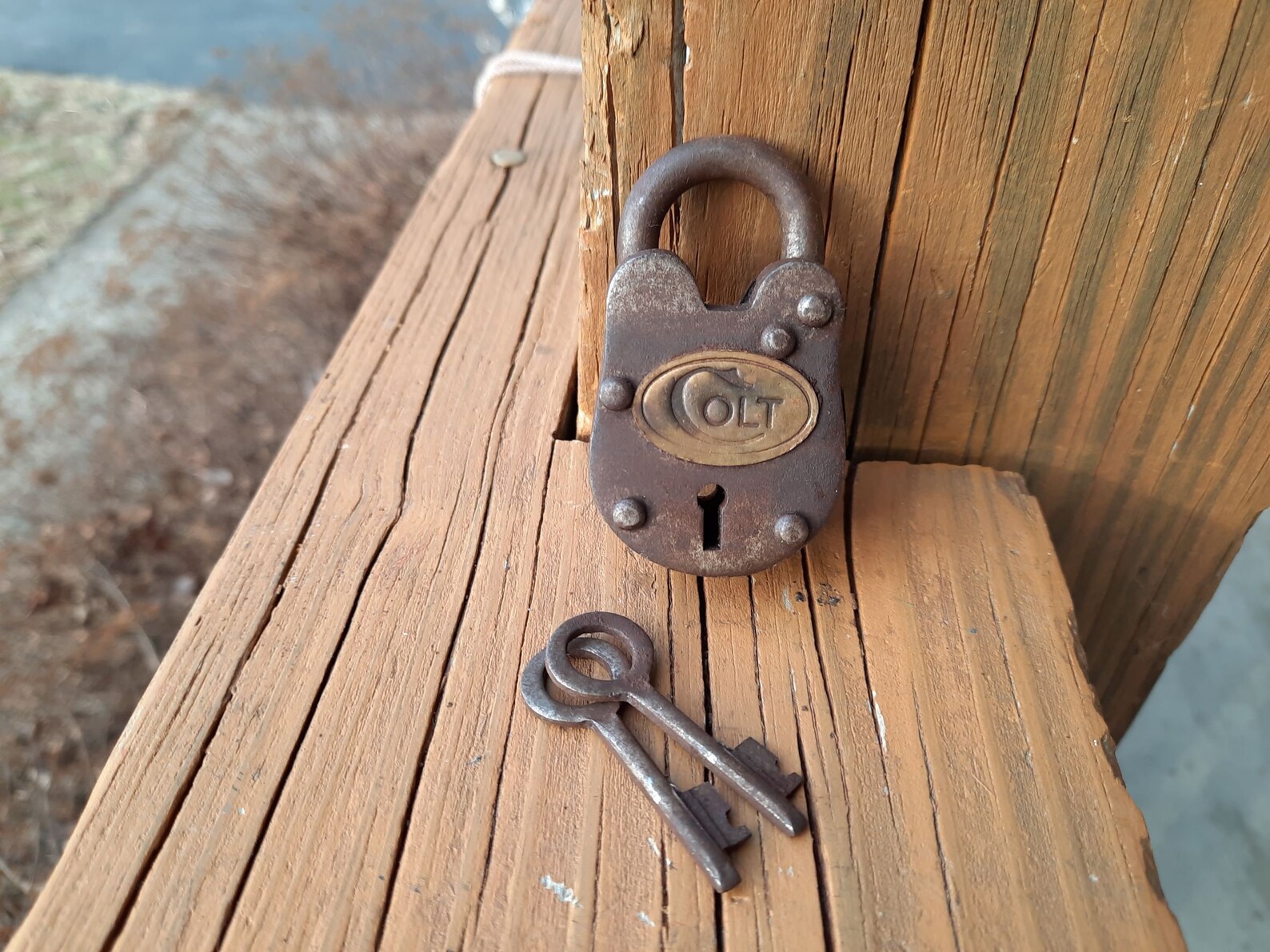 Miniature Mini Cast Iron Colt Pistol Case Cabinet Lock & Keys - Etsy