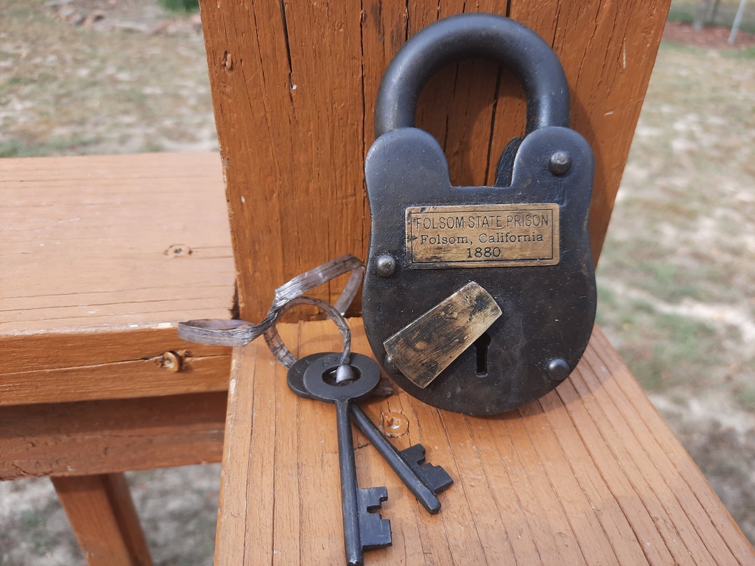 Heavy Iron Folsom State PRISON Folsom California 1880 Padlock - Etsy